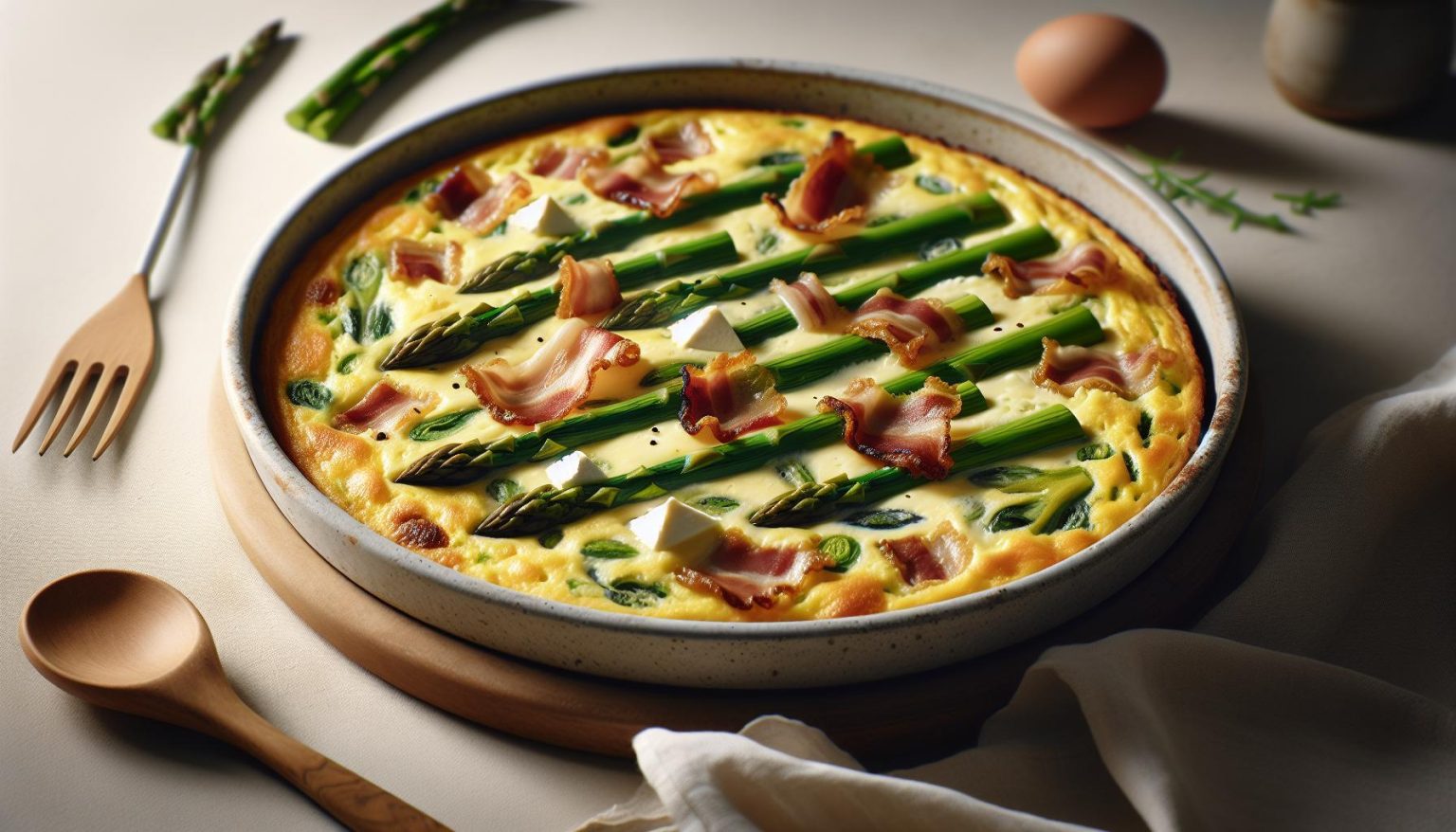 Pancetta Asparagus Goat Cheese Frittata: Brunch Luxury In 30 Minutes ...